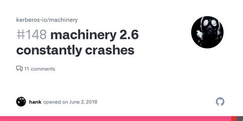 machinery 2 6 constantly crashes · issue 148 · kerberos io machinery