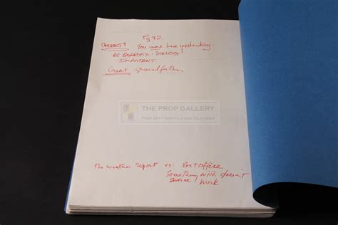 The Prop Gallery Annotated Working German Dubbing Script