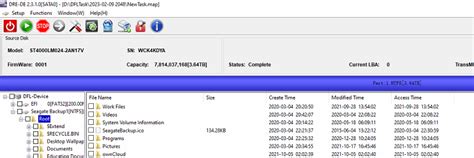 ST4000LM024 Seagate HDD Busy Nohost Wrong Data Firmware Repair And Data Recovery Steps Dolphin