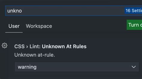 خطای Unknown At Rule بعد از نصب Tailwindcss در Vscode
