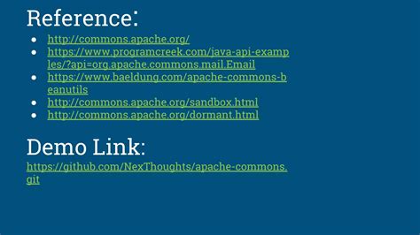 Apache Commons PDF Web Development Internet