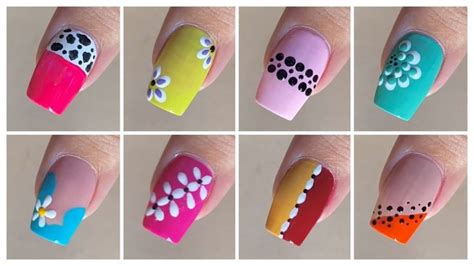 10 Easy Nail Art Designs With Household Items Diy Nail Art Designs At Home Simple Nail Art