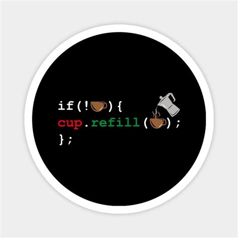 Funny Programmer Software Developer Magnet