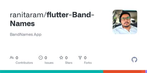 GitHub Ranitaram Flutter Band Names BandNames App