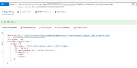 Unable To Retrieve Custom Attribute Via Graph Api Microsoft Qanda