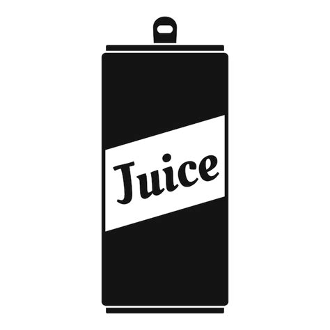 Premium Vector Juice Can Icon Simple Illustration Of Juice Can Vector