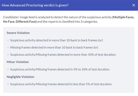 How Is The Test Takers Verdict Given In Advanced Proctoring