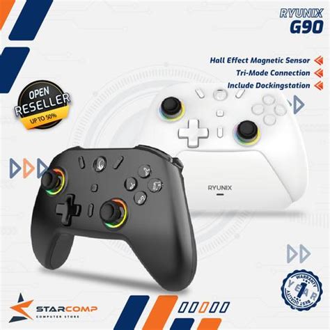 Jual Sades Ryunix G90 Gamepad Hall Effect Tri Mode Gaming Controller G 90 Putih Kab Sleman