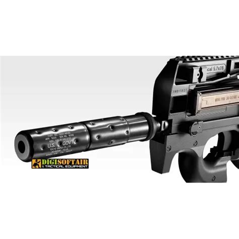 Buy Tokyo Marui P90 Triple Rail Silencer Aeg