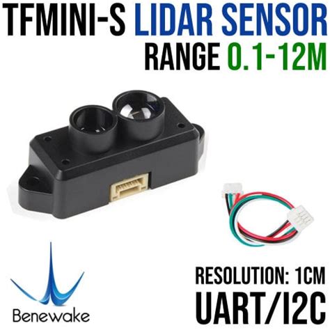 TF Mini LiDAR Range Sensor 0 1 12m Micro Robotics