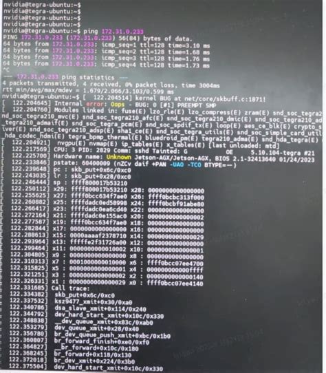 Agx Xavier Ksz9897 Driver Panic Jetson Agx Xavier Nvidia Developer