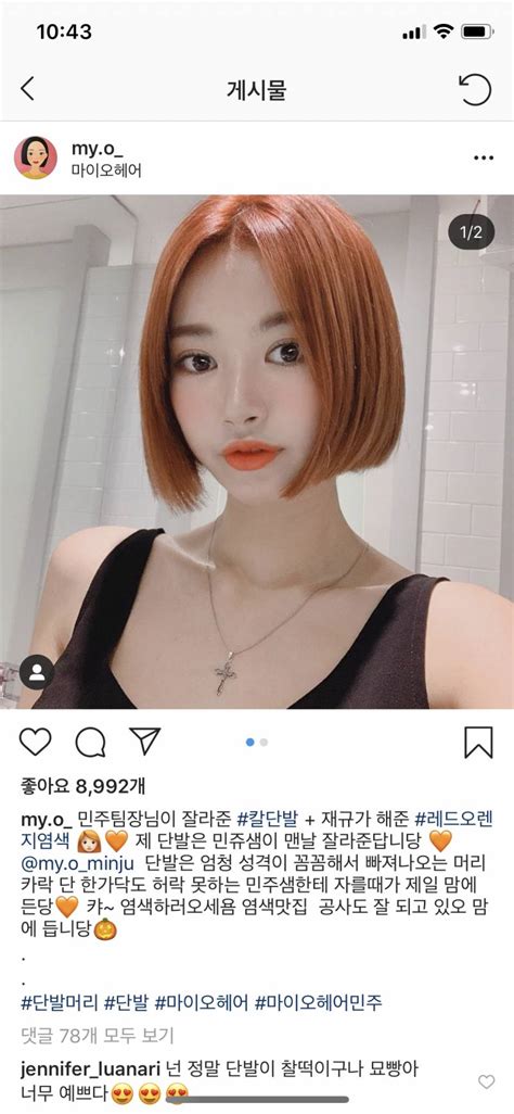 탈색없이 오렌지 브라운 가능해 인스티즈instiz 익명뷰티 카테고리