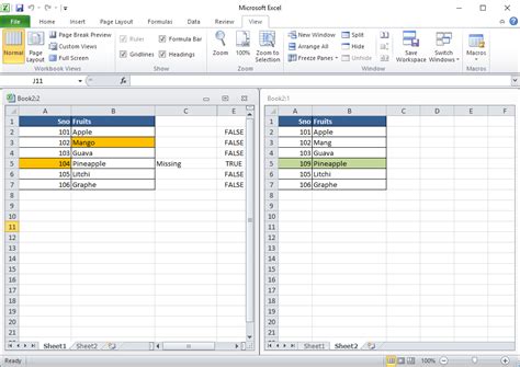 Conditional Formatting Between Two Sheets Codethataint
