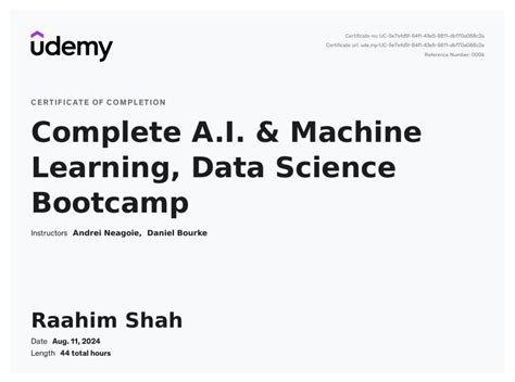 Completed An Ai And Machine Learning Bootcamp Raahim Shah Posted On The Topic Linkedin
