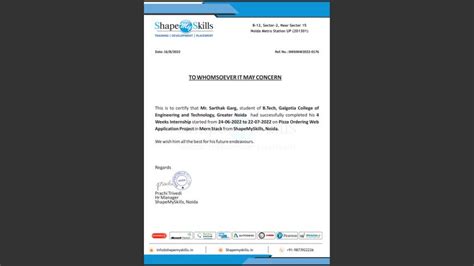 Sarthak Garg On Linkedin Shapemyskills