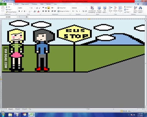 Microsoft Excel Art 9gag