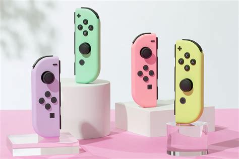 任天堂推出粉彩色的 Joy Con