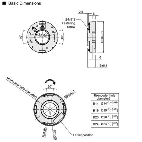 Bearingless Servo Motor Shaft Encoder Through Hole Electric Motor Encoder