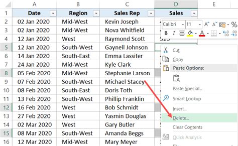 Delete Rows Based On A Cell Value Or Condition In Excel Easy Guide