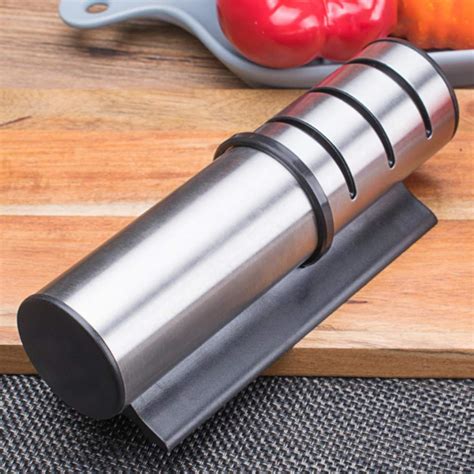 Knife Sharpener Cylinder Stainless Steel