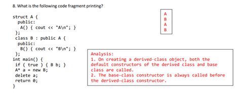 Solved 8 What Is The Following Code Fragment Printing Chegg