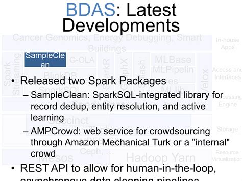 what s new in the berkeley data analytics stack pptx