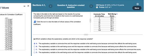 Solved A Which Variable Is Likely The Explanatory Variable