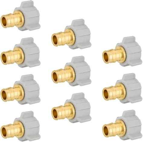 10 Pack Efield Pex A Expansion Full Flow Brass Fittings 1