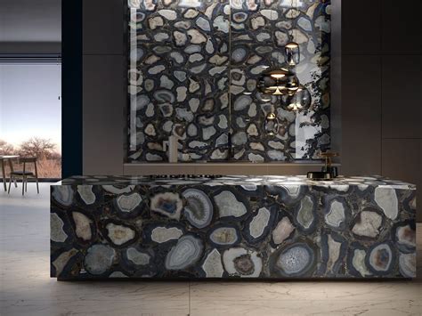 일신석재 서울영업지점 인피니티 까메오 아게이트 무늬가 매력적인 포세린타일 아일랜드식탁 욕실인테리어 아트월 아트월타일 인피니티 까메오