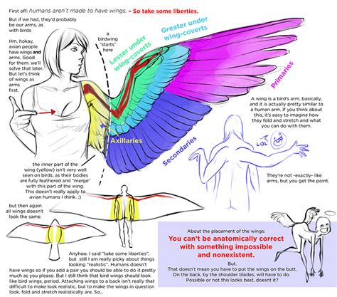 Human Bird Hybrid Drawing