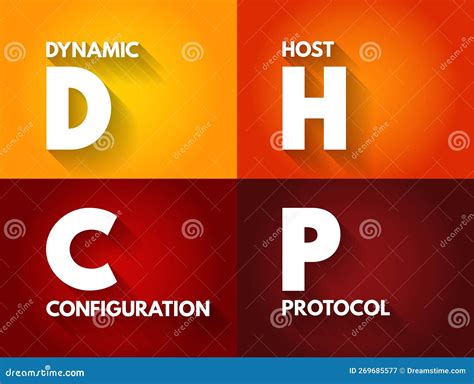 Dhcp Dynamic Host Configuration Protocol Is A Network Management Protocol Used On Internet