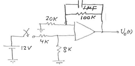 Solved The Initial Voltage Across The Capacitor In The