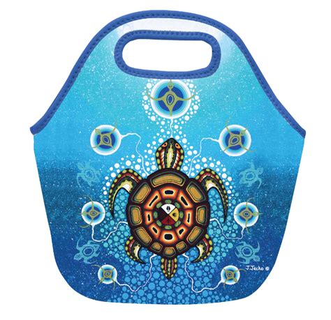 Medicine Turtle Insulated Lunch Bag By Oscardo Ram Shop