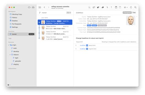 Git进阶系列 8 用reflog恢复丢失的提交git Reflog 恢复 Csdn博客