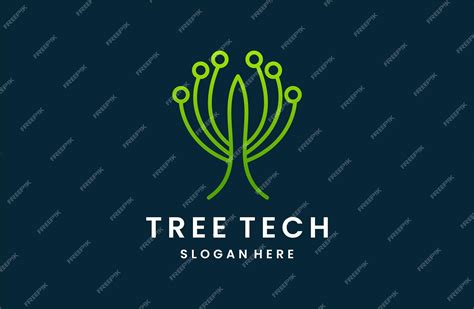 Premium Vector Tree Tech Logo Template Vector Illustration Design Premium Vector Tree Tech Logo Template Vector Illustration Design