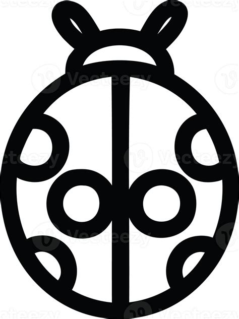 Cute Ladybug Icon Symbol 45168895 Png