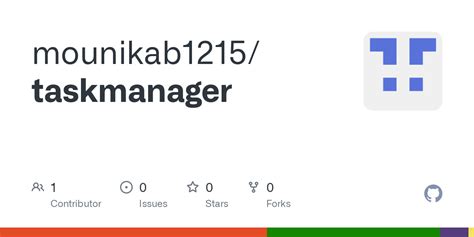 Github Mounikab Taskmanager