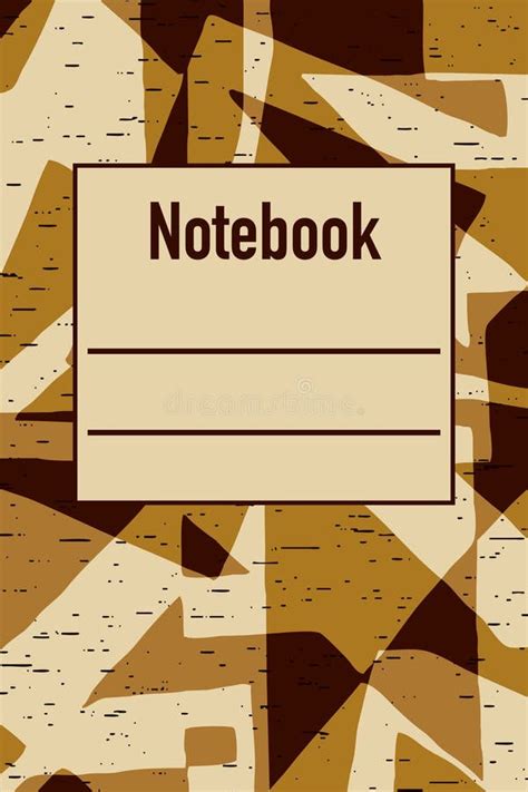 Pattern For Notebooks Brochures Book Covers Catalogues Stock Illustration Illustration Of