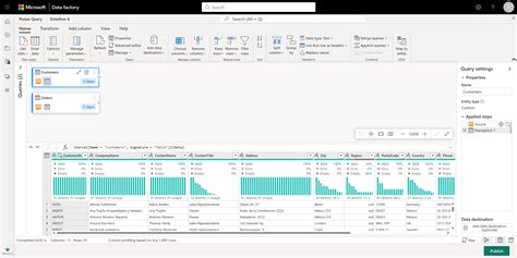 创建你的第一个 microsoft fabric 数据流 microsoft fabric microsoft learn