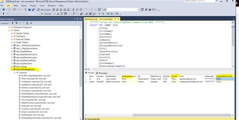 C How To Get Pass Null Values From Your Database Column When Data Is
