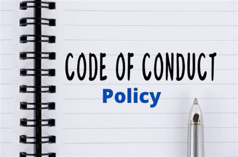 Code Of Conduct Policy