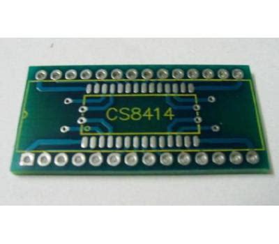 CS8414 And CS8412 Adaptor PCB 1PC Bare PCB Analog Metric DIY Audio Kit Developer