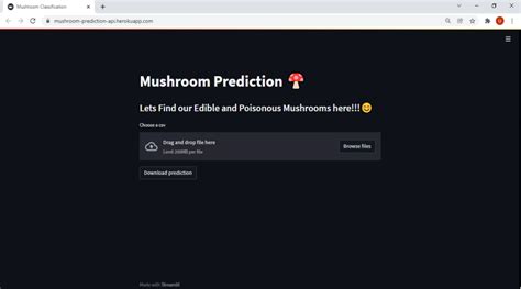 Github Umasangavi Mushroom Classification Project