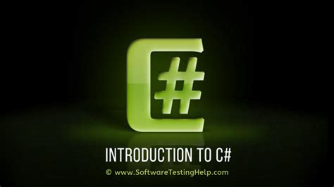 Introduction To C Programming Using Visual Studio Net Framework