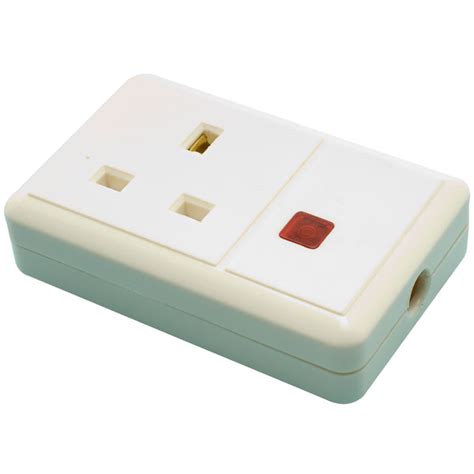 Click Es001 1 Gang 13a Trailing Socket With Neon Rapid Electronics