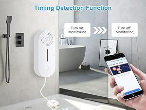 DAYTECH In Water Leak Detector And Water Level Sensor WiFi Alarm System With DB Alert
