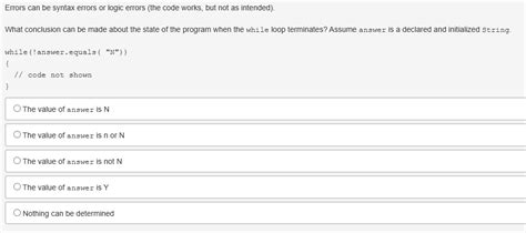 Solved 3 06 3 04 Errors Can Be Syntax Errors Or Logic Errors The