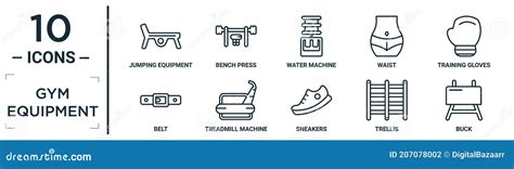 Linear Man On Treadmill Icon From Behavior Outline Collection Thin Line Man On Treadmill Vector
