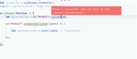 Solved Tabs Elements Not Having The Right Api To Work With Velo By Wix