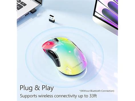 Memzuoix 2 4g Led Wireless Mouse